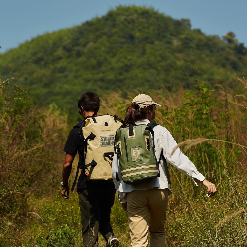 ST 日本StreamTrail戶外防水包25公升雙肩背包D2線條版.限量版DRY TANK 25L STRIPE | 蝦皮購物