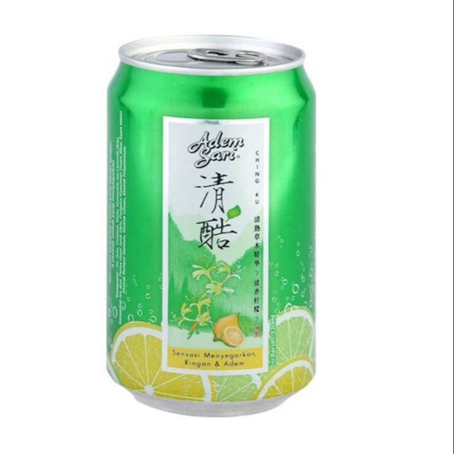 ADEM SARI MINUMAN HERBAL RASA LEMON 檸檬清酷水 KALENG 320ml | 蝦皮購物
