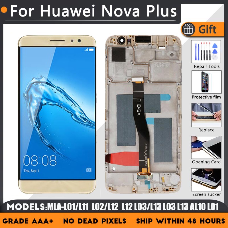 適用於華為 Nova Plus LCD MLA-L01 L11 L02 L12 L12 L03 L13 AL10 L01 | 蝦皮購物