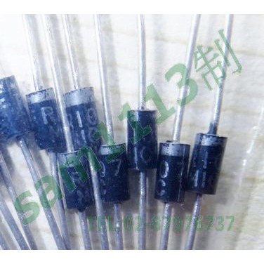 113二極體 1A 快速 FR107 DO-41 1000V 快速二極開關 BA159 >>30個 | 蝦皮購物