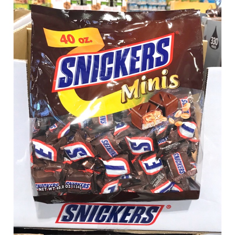 Costco好市多 Snickers 士力架 迷你巧克力 1134g mini chocolate | 蝦皮購物