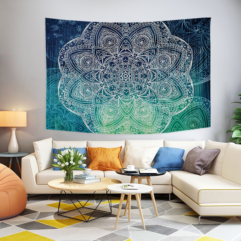 曼陀羅波西米亞風大象系列掛毯祕境森林牆飾客廳臥室掛毯掛布 150*130cm 200*150cm | 蝦皮購物