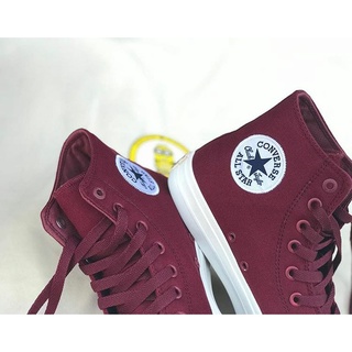 ALL STAR 匡威 Merah Converse CT Chuck Taylor 2 II 全明星紅栗色鞋栗色高品質 | 蝦皮購物