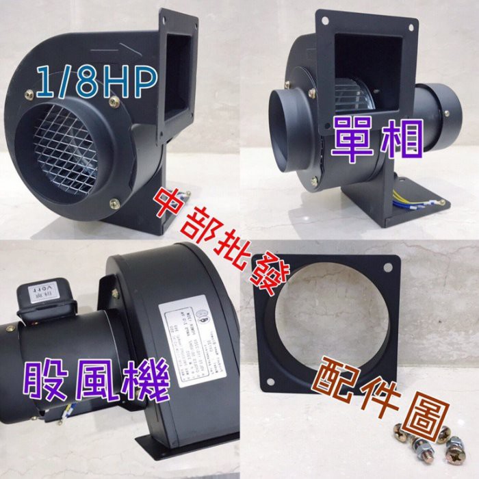 CY120 4英吋 120W 百葉風車 餐車風扇 鼓風機 排風機 早餐店 換氣抽油煙機 風鼓 多翼式送風機 風車 抽風機 | 蝦皮購物