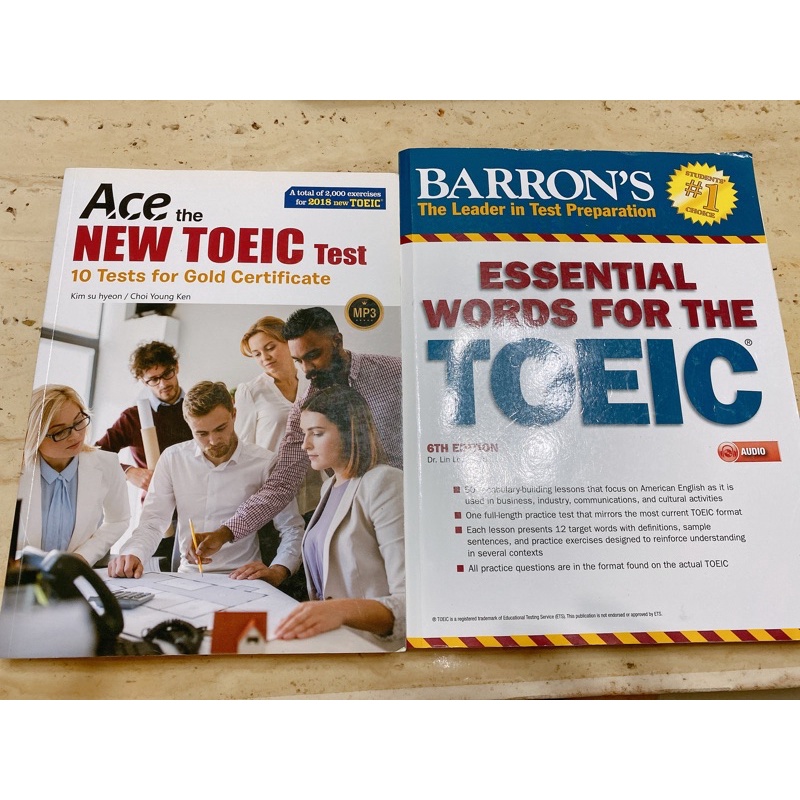 TOEIC test book(Ace&Barrons) | 蝦皮購物