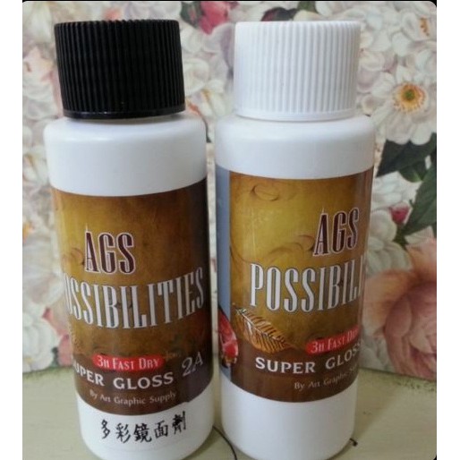★好玩家創意館★T874 多彩鏡面膠(AGS系列)-A+B(透明)--(60g+30g)一組 | 蝦皮購物