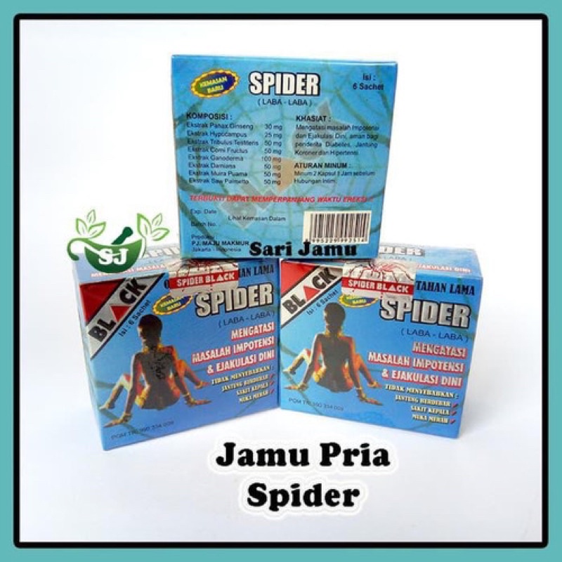 SPIDER OBAT STAMINA PRIA DEWASA ORIGINAL 💯%/OBT KUAT | 蝦皮購物