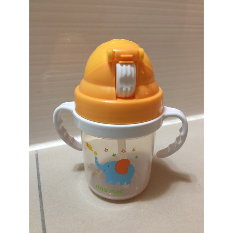 nac nac防漏學習吸管杯（190ml)(2手） | 蝦皮購物