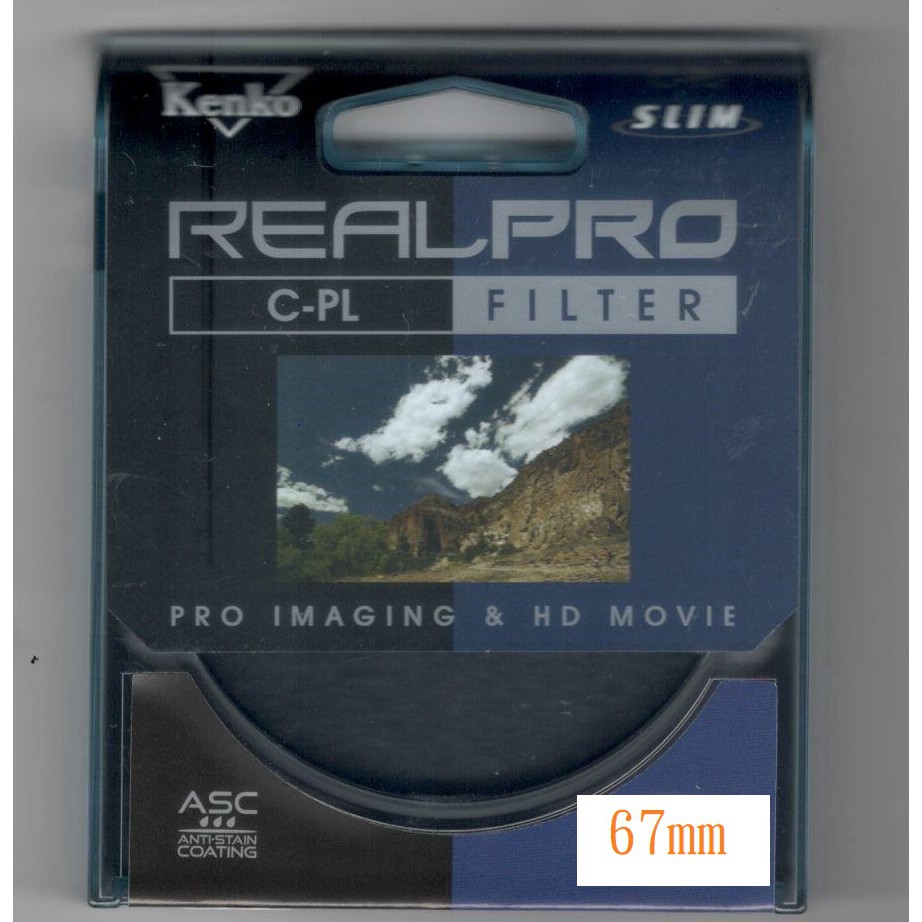 【玖華攝影器材】Kenko REALPRO CPL 67mm (薄框) 防滴抗油汙 數位多層鍍膜 偏光鏡 環形偏光鏡 | 蝦皮購物