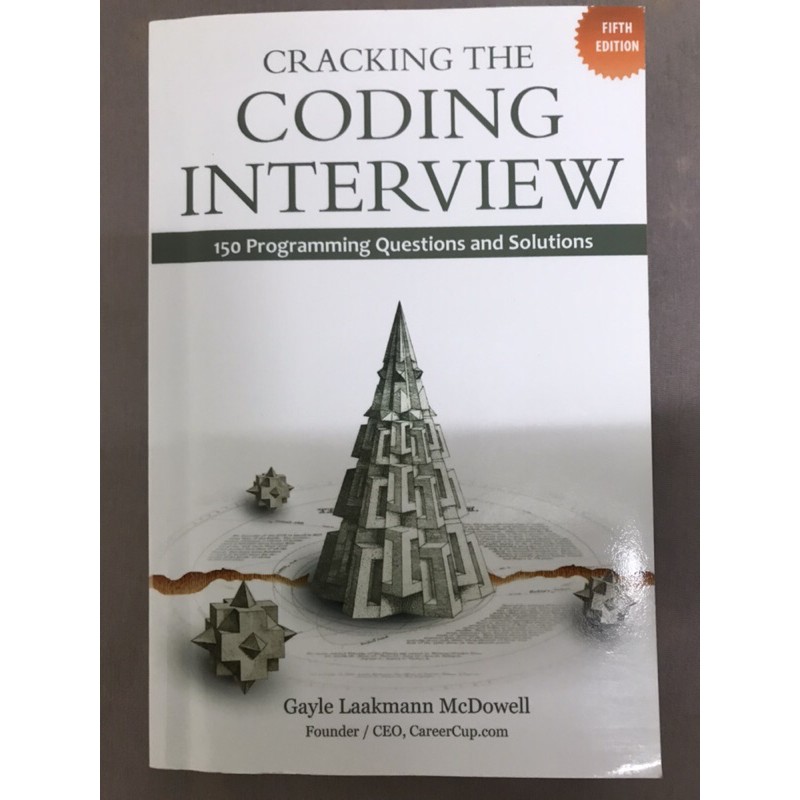 cracking the coding interview 5th edition | 蝦皮購物