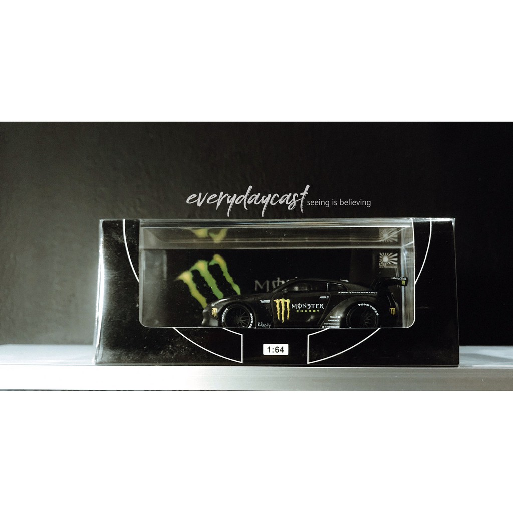 時間模型 Nissan GTR R35 LB Works Monster Energy | 蝦皮購物