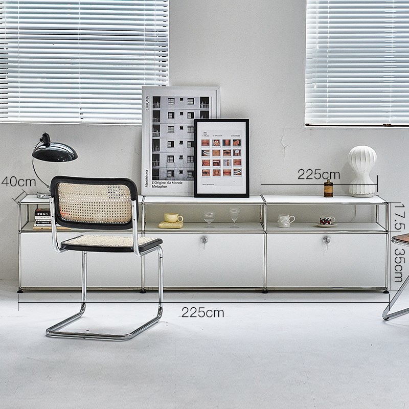 【免運】定製中古餐邊櫃傢用客廳ins風儲物櫃收納櫃簡約USM櫃模塊組閤櫃子 JCE4 | 蝦皮購物