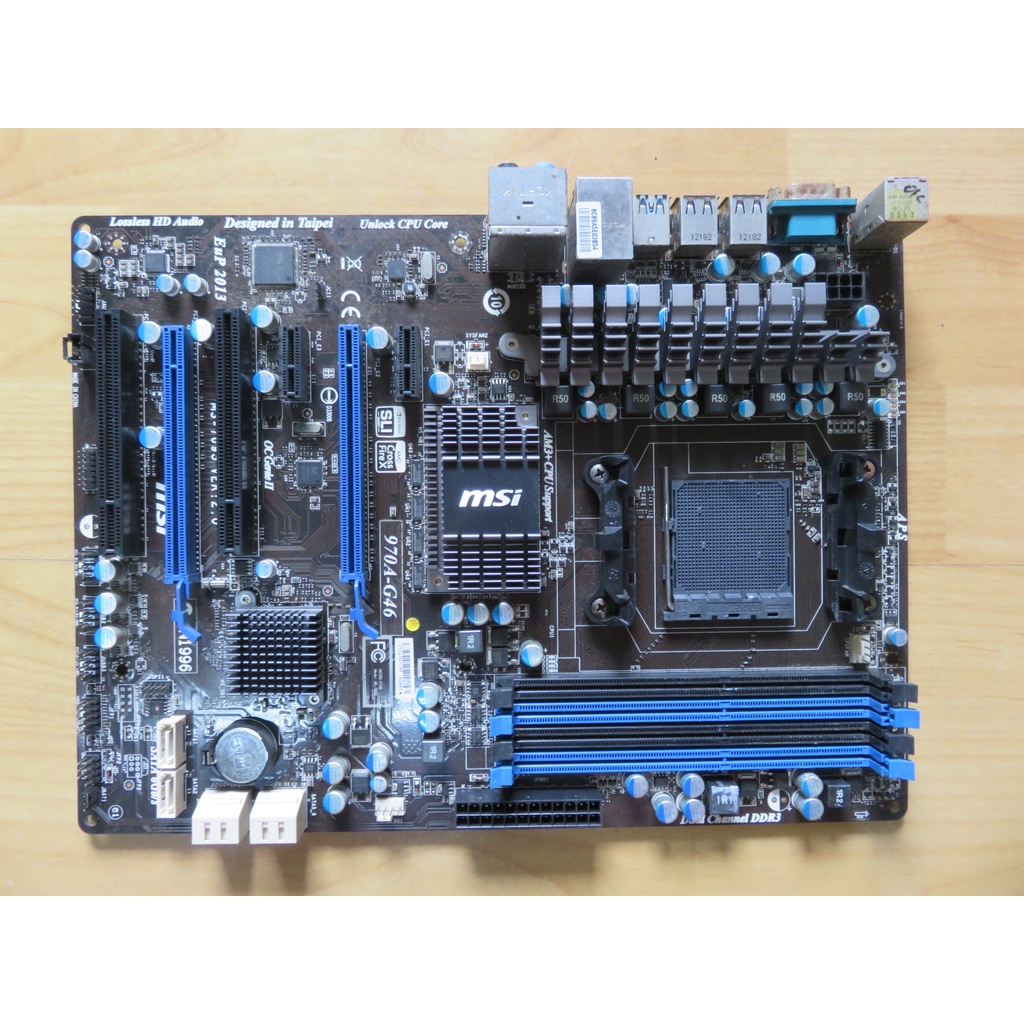 A.AM3+主機板-微星970A-G46 MS-7693 FX, Phenom DDR3雙通道 SB950直購價780 | 蝦皮購物