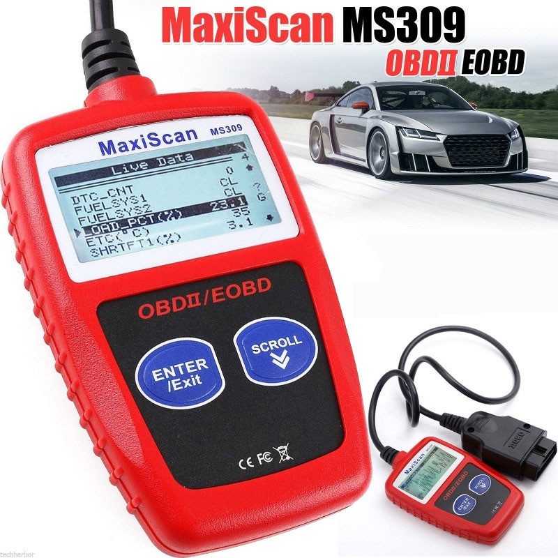 Maxiscan MS309 CAN BUS OBD2 汽車代碼閱讀器 EOBD OBD II 診斷工具 ms 309 | 蝦皮購物