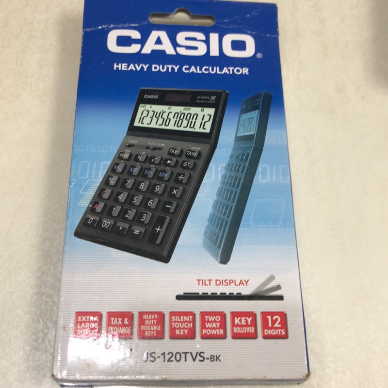 CASIO 卡西歐 JS-120TVS 12位數計算機 | 蝦皮購物