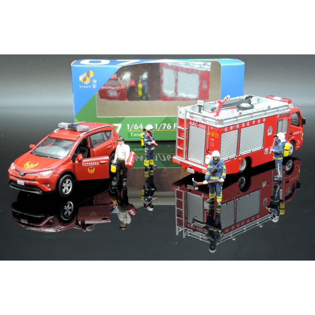 【M.A.S.H】[現貨特價] TINY 1/64 消防場景人偶組 Fs07 | 蝦皮購物