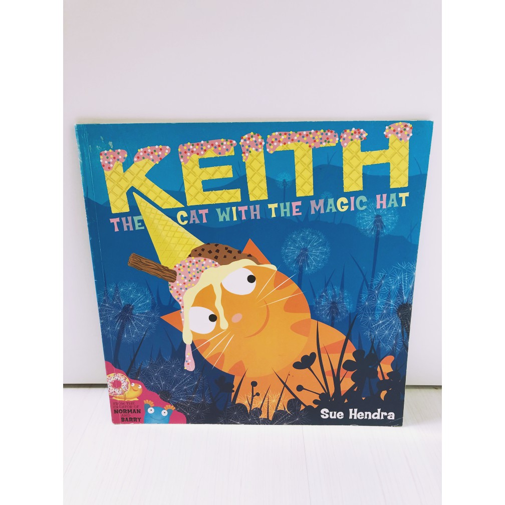 【幼童英文繪本】KEITH the Cat With the Magic Hat 平裝書 | 蝦皮購物
