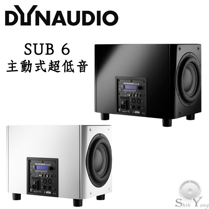 Dynaudio 丹拿 SUB 6 主動式超低音 雙單體設計 500瓦 頻率響應低至16Hz 鈦孚公司貨 | 蝦皮購物