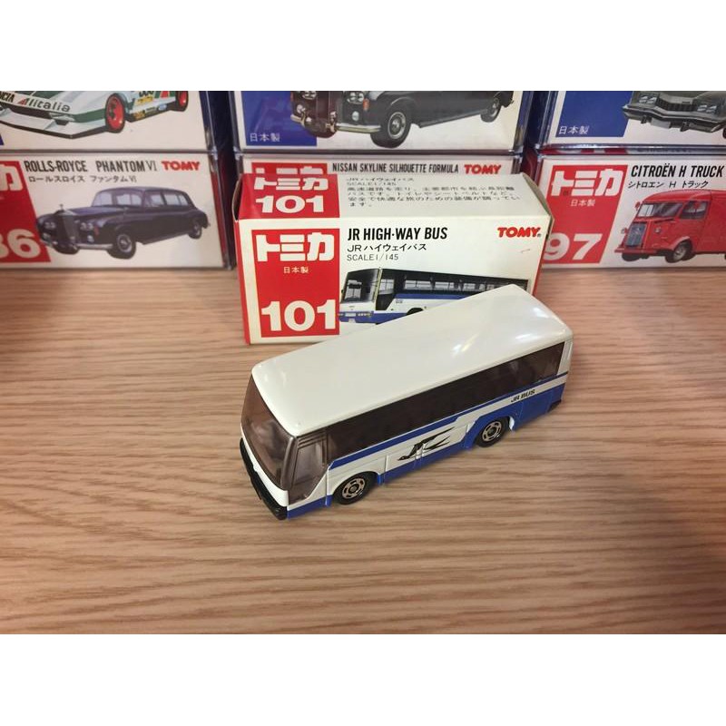 Tomica 日本製 no.101 JR HIGHWAY BUS 高鐵巴士 紅標 絕版 | 蝦皮購物
