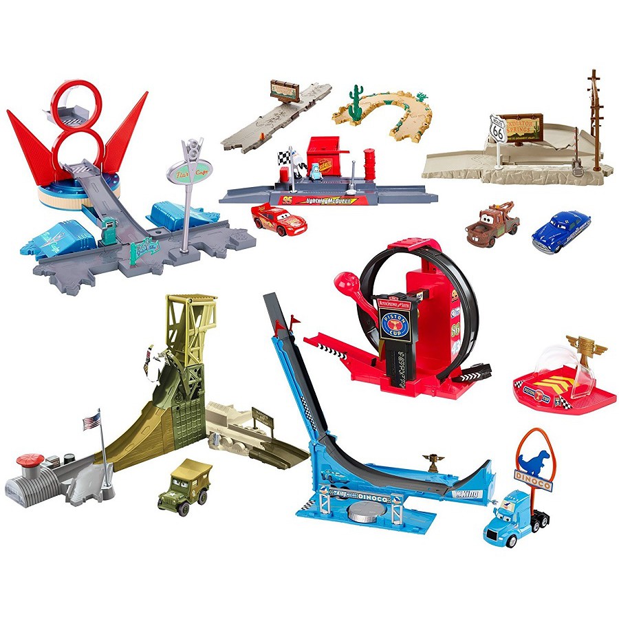 FX54-1【美國大街】正品.美國迪士尼皮克斯汽車總動員軌道閃電麥坤拖線 Disney Cars | 蝦皮購物