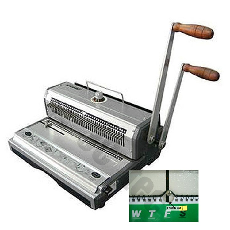 WIREMAC 31H 雙線圈半圓掛鉤機 (可裝訂掛曆) 鐵圈機 鐵圈裝訂機 | 蝦皮購物