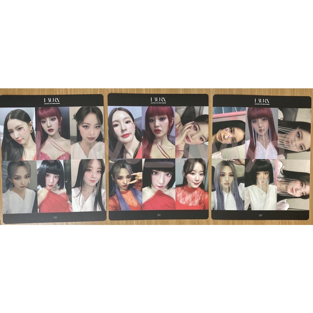（G)I-DLE 迷你四輯 I BURN 專輯 小卡 幸運卡 I-DLE 小娟 穗珍 薇娟 雨琦 舒華 Minnie | 蝦皮購物
