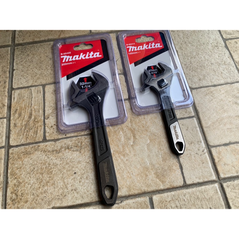 牧田 Makita 6” 8” 黑色 開口 活動板手 附刻度 B-65414 / B-65420 | 蝦皮購物