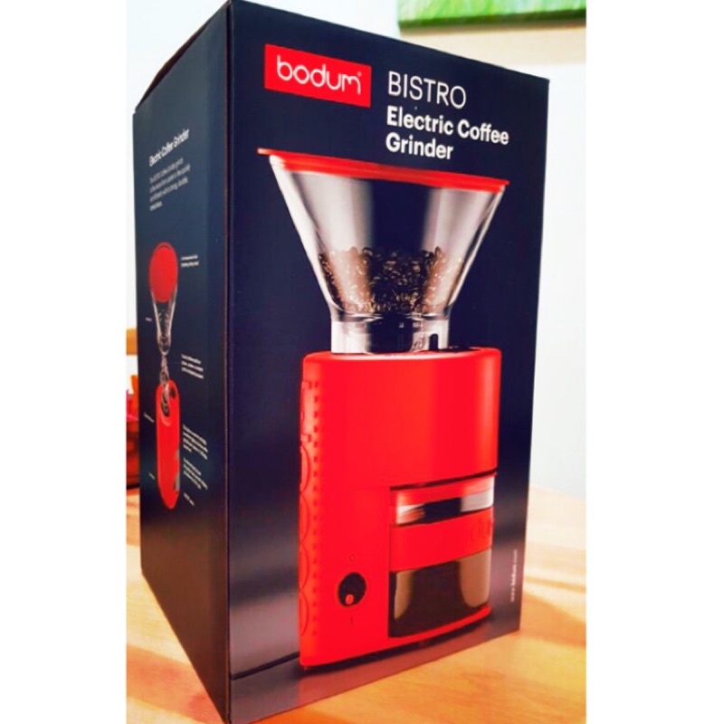 咖啡磨豆機bodum 紅 全新未拆包裝Starbucks 丹麥e-bodum聯強保固機 | 蝦皮購物
