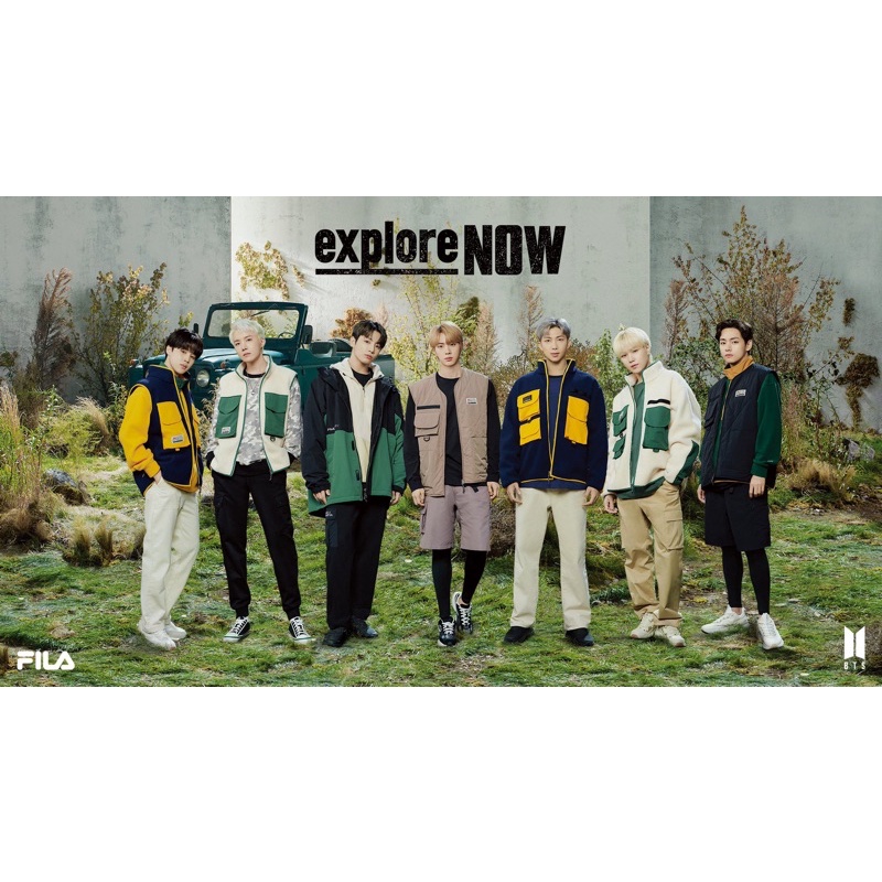 預購 BTS x FILA Explore Now Collection | 蝦皮購物