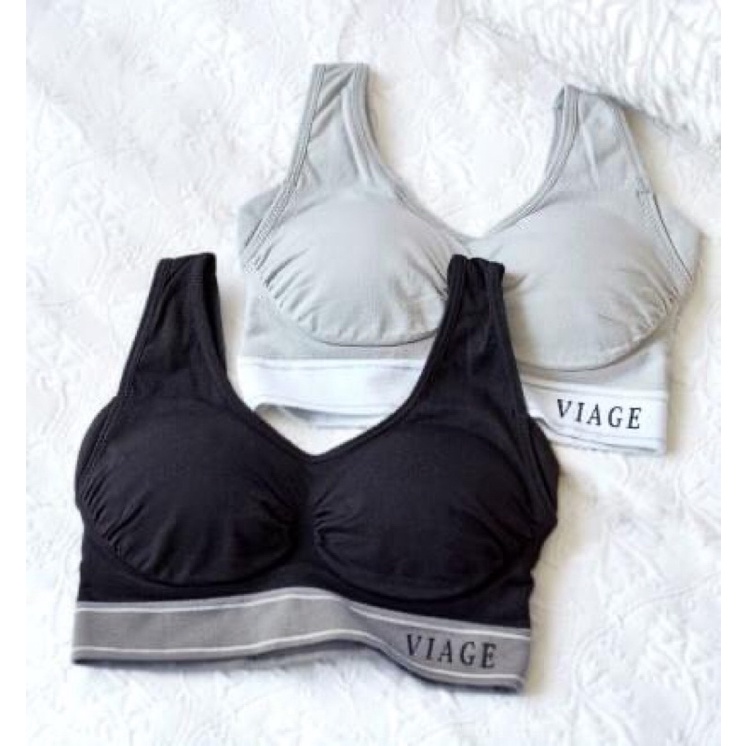 viage晚安立體美型內衣 S/M 異色黑 寧靜灰 | 蝦皮購物