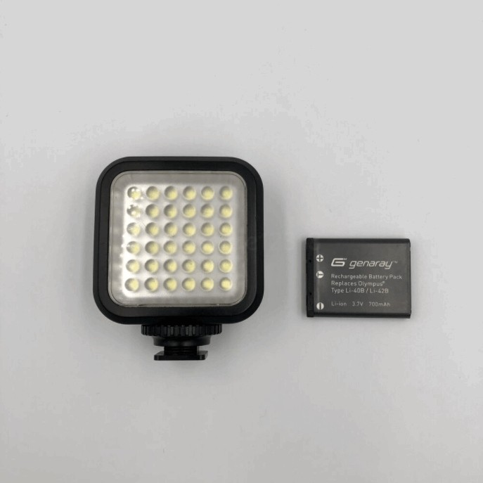二手物品｜Genaray Led-2100 36 Led 攝影燈（含1顆電池） 相機燈 | 蝦皮購物