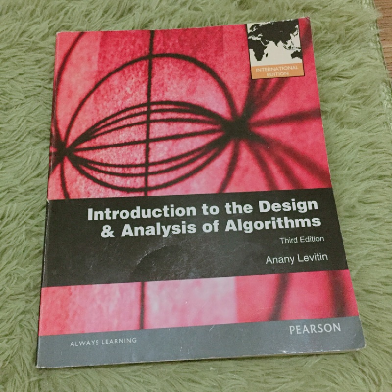 Introduction To The Design Anda Analysis Of Algorithm 演算法 蝦皮購物