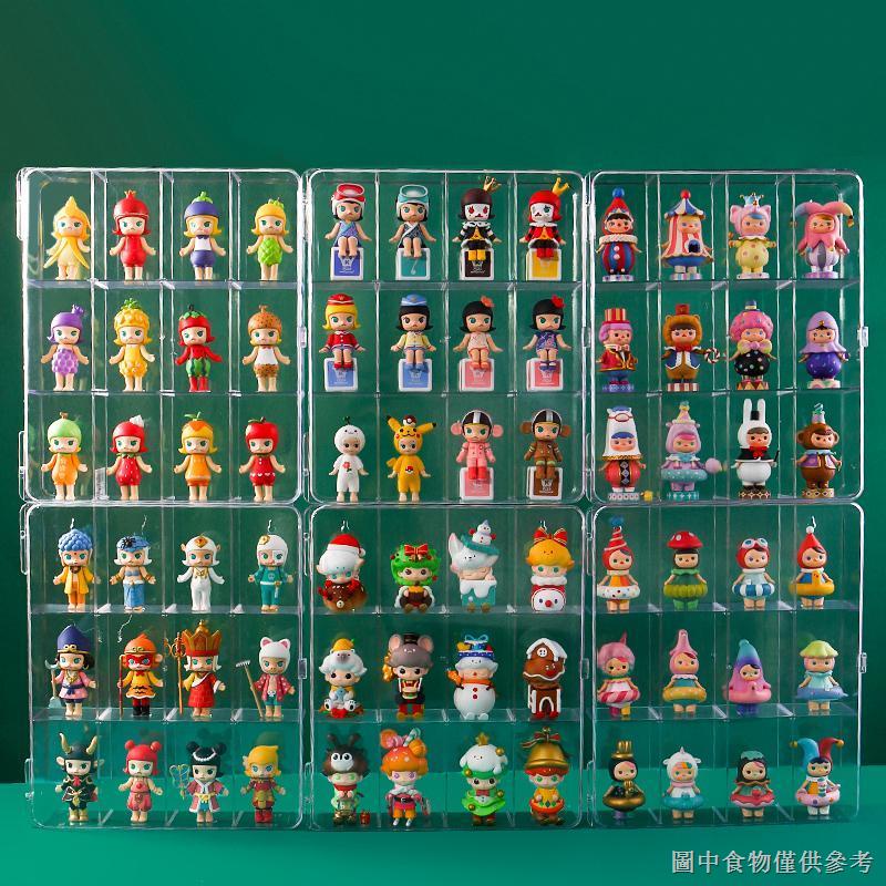 【盲盒收納展示架】【透明防塵櫃】popmart泡泡瑪特展示盒亞克力molly的一天掛牆盲盒收納手辦收納盒 | 蝦皮購物