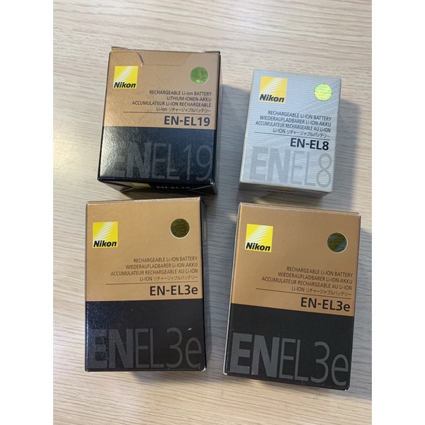 Nikon尼康 原廠電池 EN-EL3e /EN-EL19/EN-EL8 | 蝦皮購物