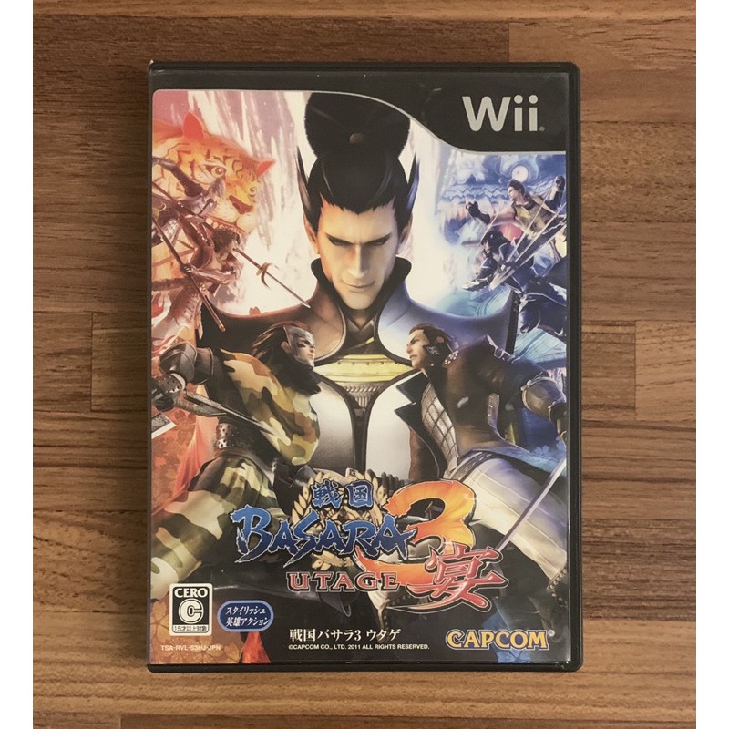 Wii 戰國BASARA3 宴 正版遊戲片 原版光碟 日文版 日版適用 二手片 中古片 任天堂 | 蝦皮購物