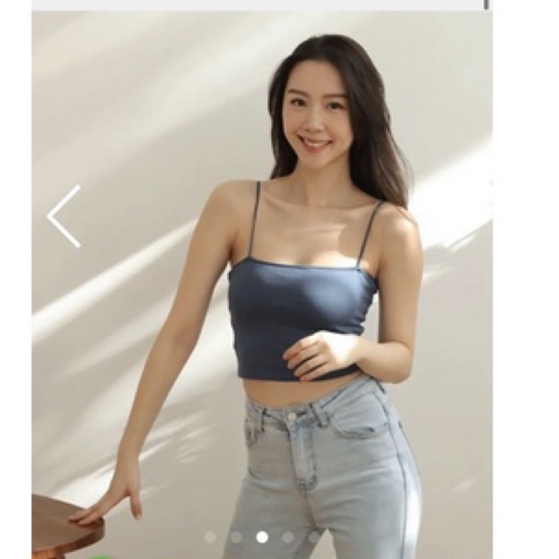 現貨 全新 beigy 獨家自訂爆乳bra top 3.0 靛藍 短版s | 蝦皮購物