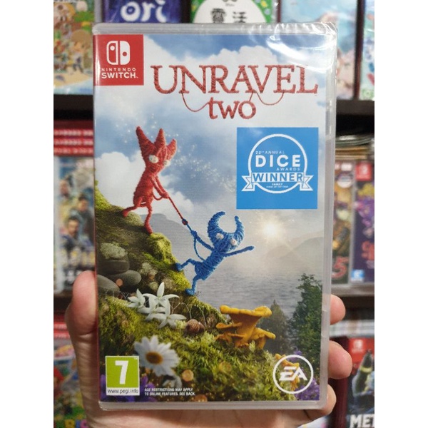 【全新現貨】NS Switch遊戲 Unravel Two 2 毛線小精靈2 歐版封面PEGI 合作遊戲 (支援日英文 | 蝦皮購物