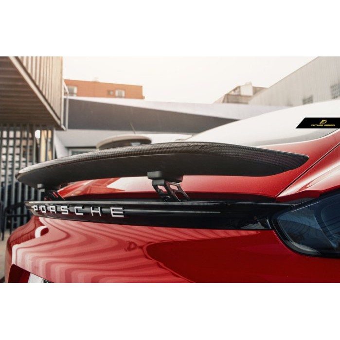 【Future_Design】718 BOXSTER CAYMAN OEM 原廠型 尾翼 小鴨尾 正卡夢包覆 替換件 | 蝦皮購物