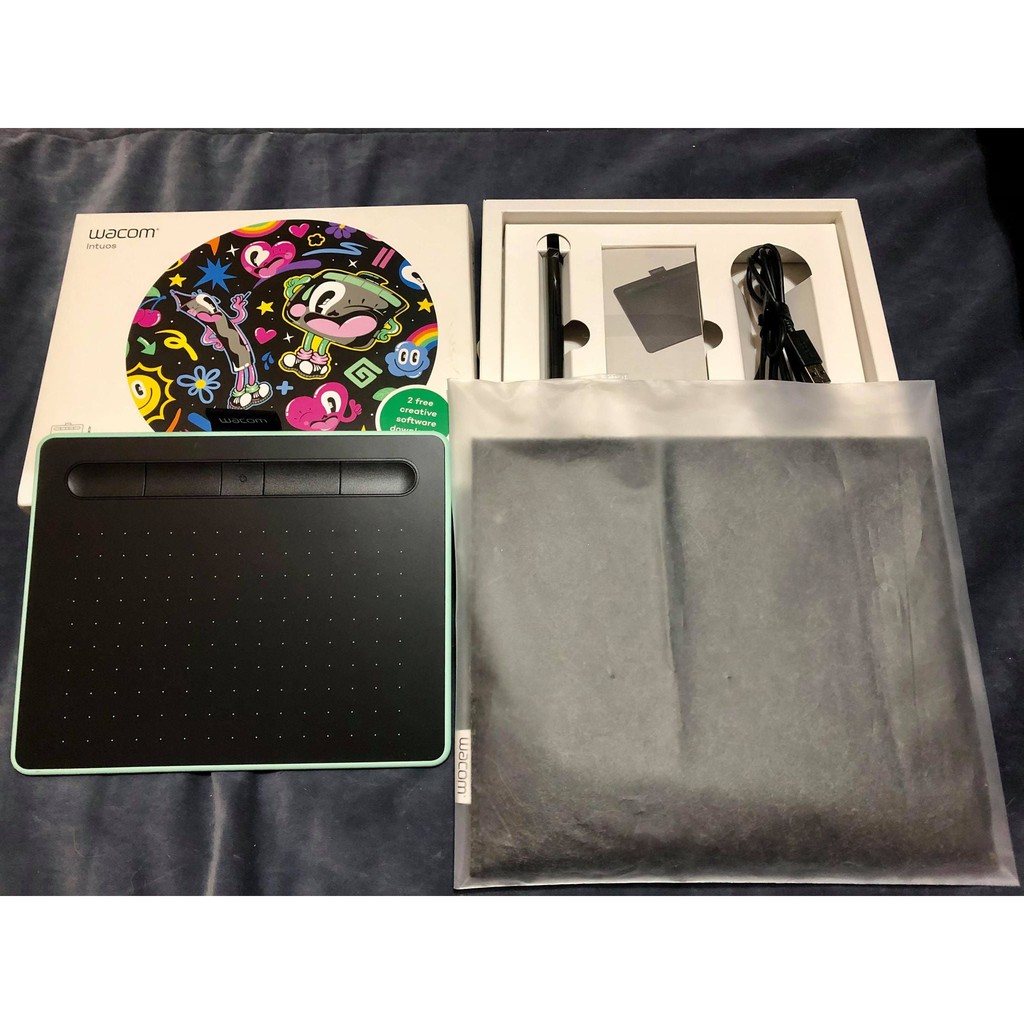 Wacom Intuos Comfort Small 繪圖板 藍牙版 綠 Ctl 4100wl E0 C 蝦皮購物