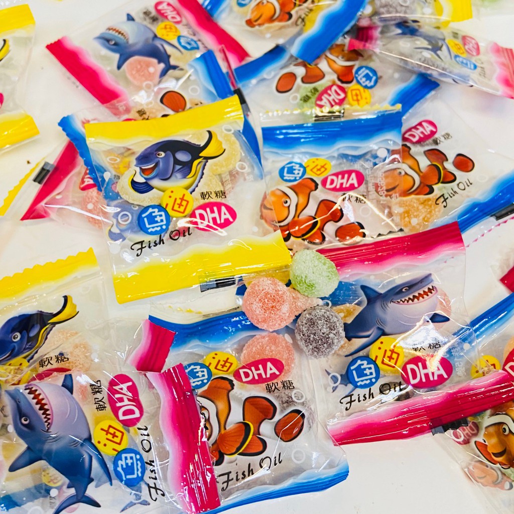 魚油軟糖 魚油DHA QQ糖 小朋友最愛 洪元記dha軟糖 | 蝦皮購物