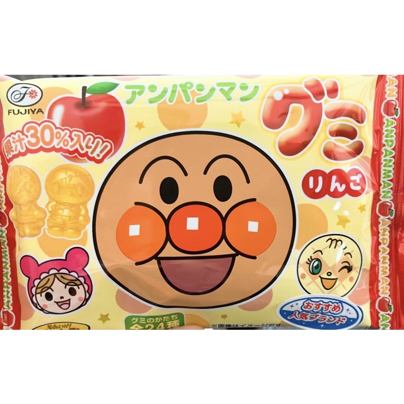 【亞菈小舖】日本零食 FUJIYA 不二家 麵包超人QQ糖 蘋果風味 葡萄風味 19g【優】 | 蝦皮購物