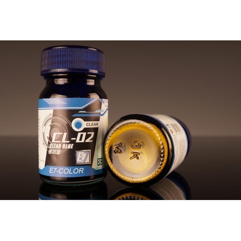 【阿魯的模型小窩】E7-COLOR （CL-02）透明藍 20ml | 蝦皮購物