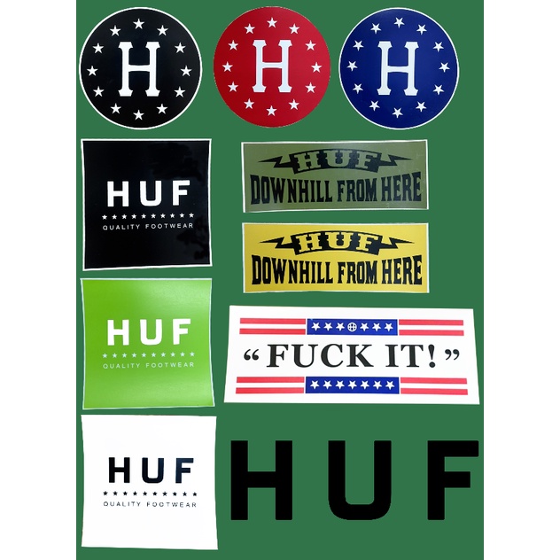HUF LOGO 貼紙 【Culture】 | 蝦皮購物