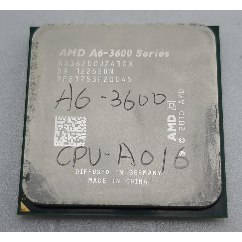 【冠丞3C】AMD A6-3600 FM1腳位 CPU 處理器 CPU-A016 | 蝦皮購物