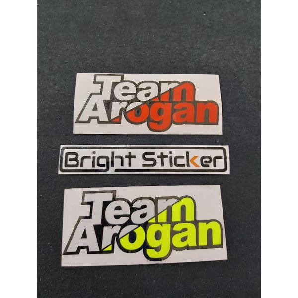 Teamarogan 貼紙團隊 AROGAN 貼紙 01 切割 | 蝦皮購物