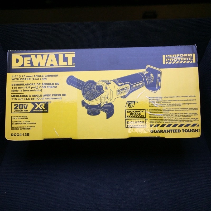 全新美國DeWALT DCG413/DCG413F 20V無刷槳式開關砂輪機 | 蝦皮購物