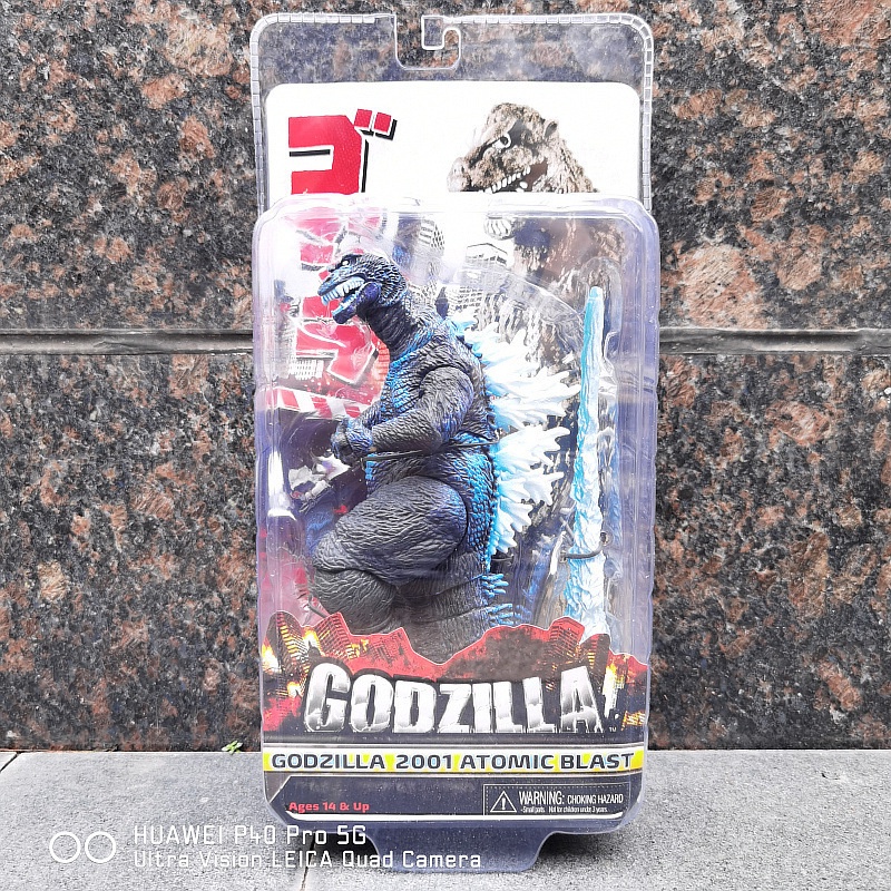 【紫色風鈴】NECA 2001 哥斯拉 哥吉拉 藍色原子 Godzilla 攻擊 噴射 可動 模型 卡裝 港版 無證 | 蝦皮購物