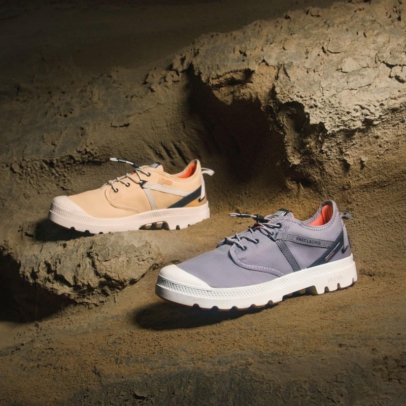 EASON SH（免運費）PALLADIUM 77338-071 新低筒橘標防水款 FASTLACING 快速綁帶系統 | 蝦皮購物