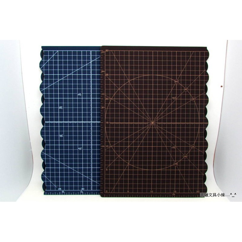 【圓融文具小妹】日本 OLFA A3 摺疊式 攜帶型 切割墊 深藍色 棕褐色 #223 | 蝦皮購物