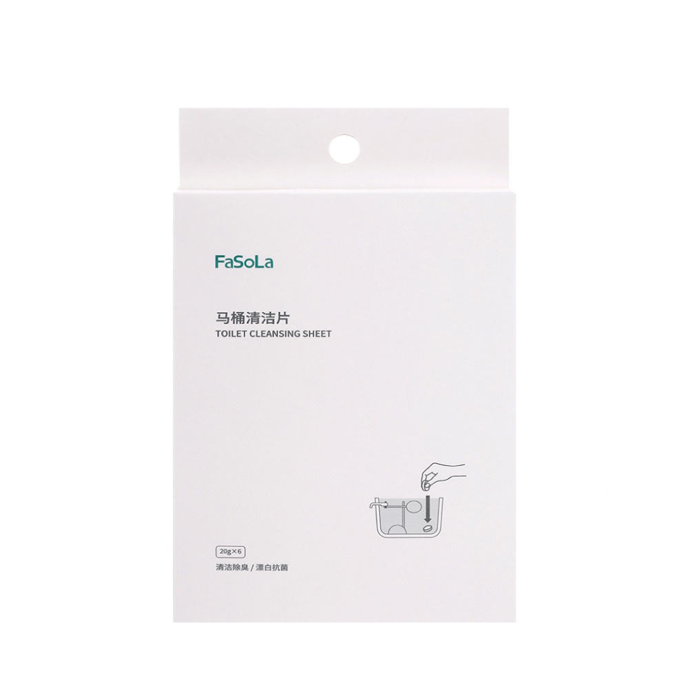 【FaSoLa】3效型馬桶清潔片 90Day 6入 公司貨｜去污 除垢 清潔片 馬桶清潔片 馬桶除臭 官方直營 | 蝦皮購物